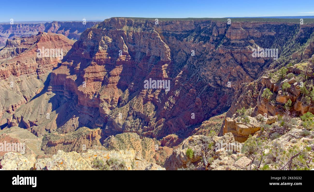 Lipan Point at Grand Canyon Arizona viewed from west of No Name Point ...