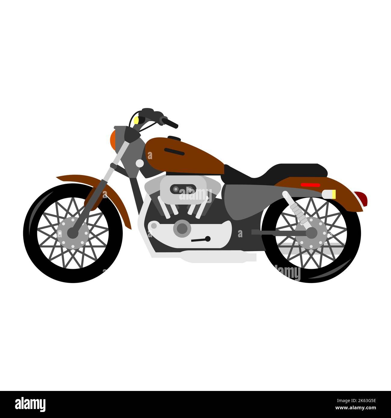 A motorcycle icon in the white background. Flat design Stock Vector ...