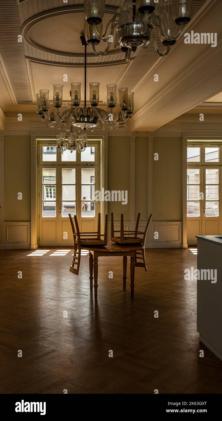 Empty Room Of A Former Inn, Berlin, Germany Stock Photo - Alamy
