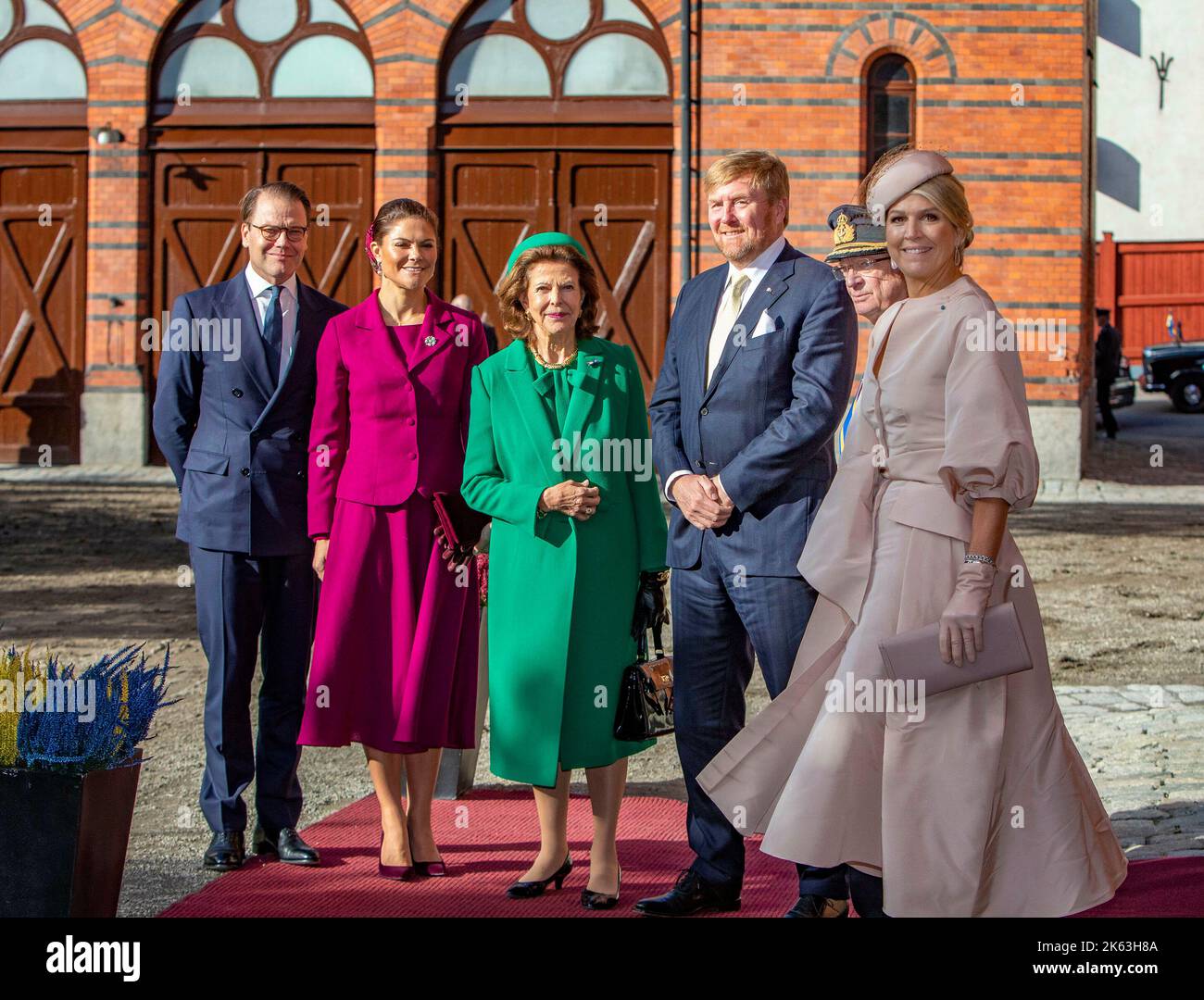 Stockholm, Schweden. 11th Oct, 2022. King Willem-Alexander and Queen ...