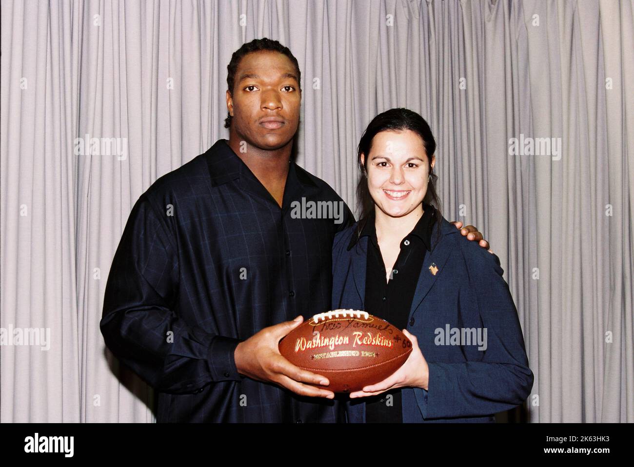 Office of Public Affairs - Production Shots of Redskins, Chris Samuels ...