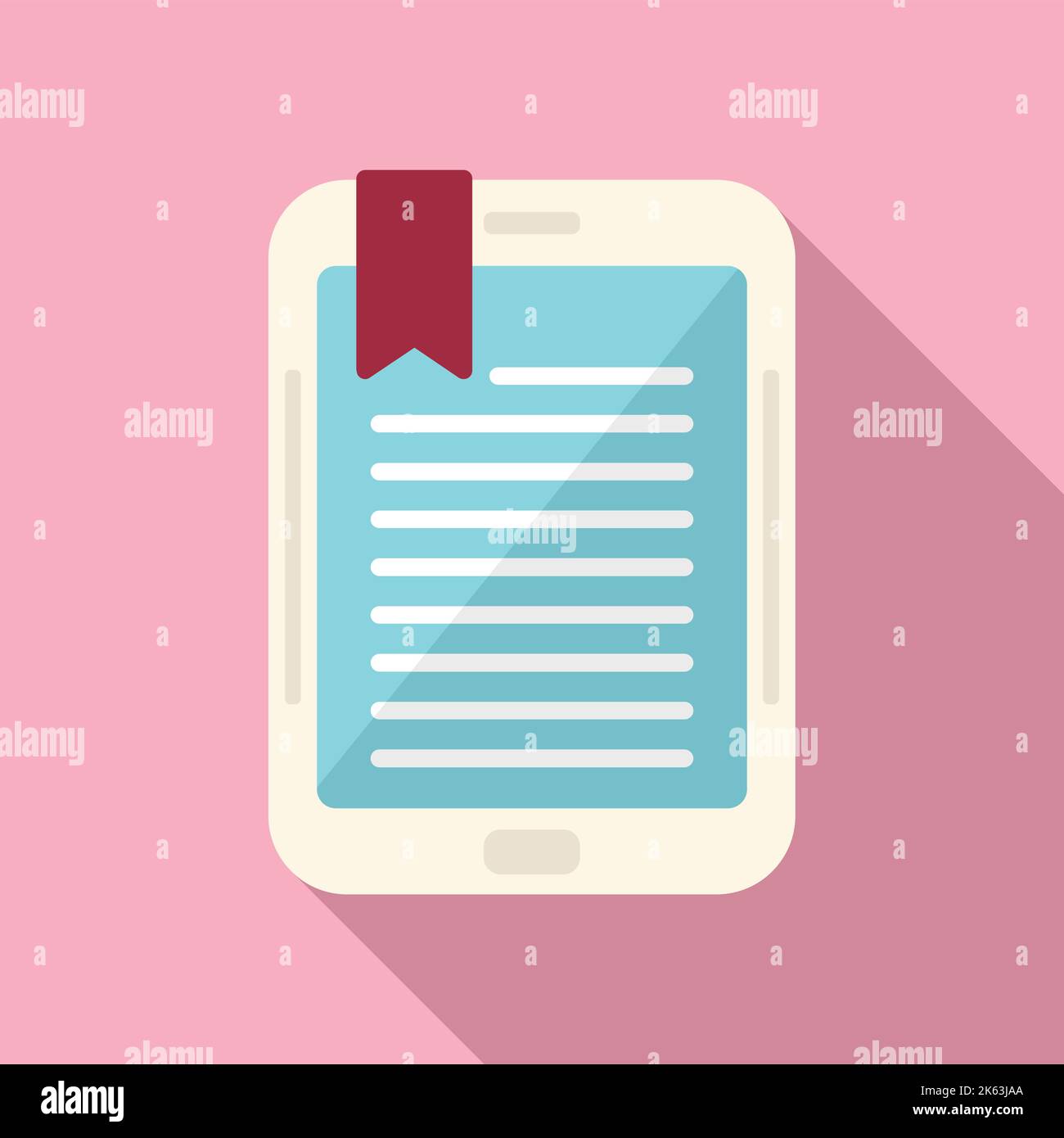 Tablet mark icon flat vector. Favorite tale. Template value Stock ...