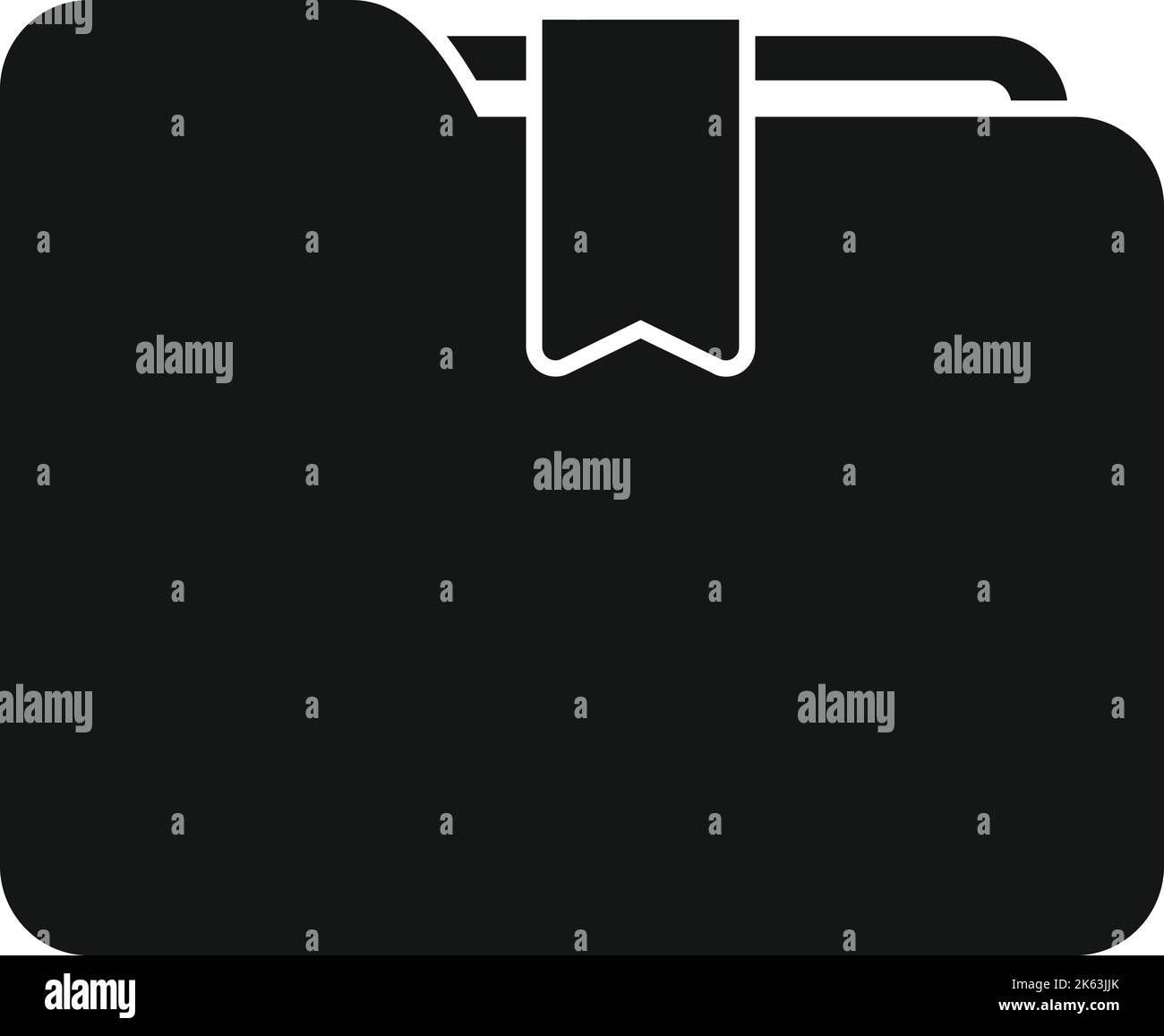 Folder bookmark icon simple vector. Book mark. Template rate Stock ...