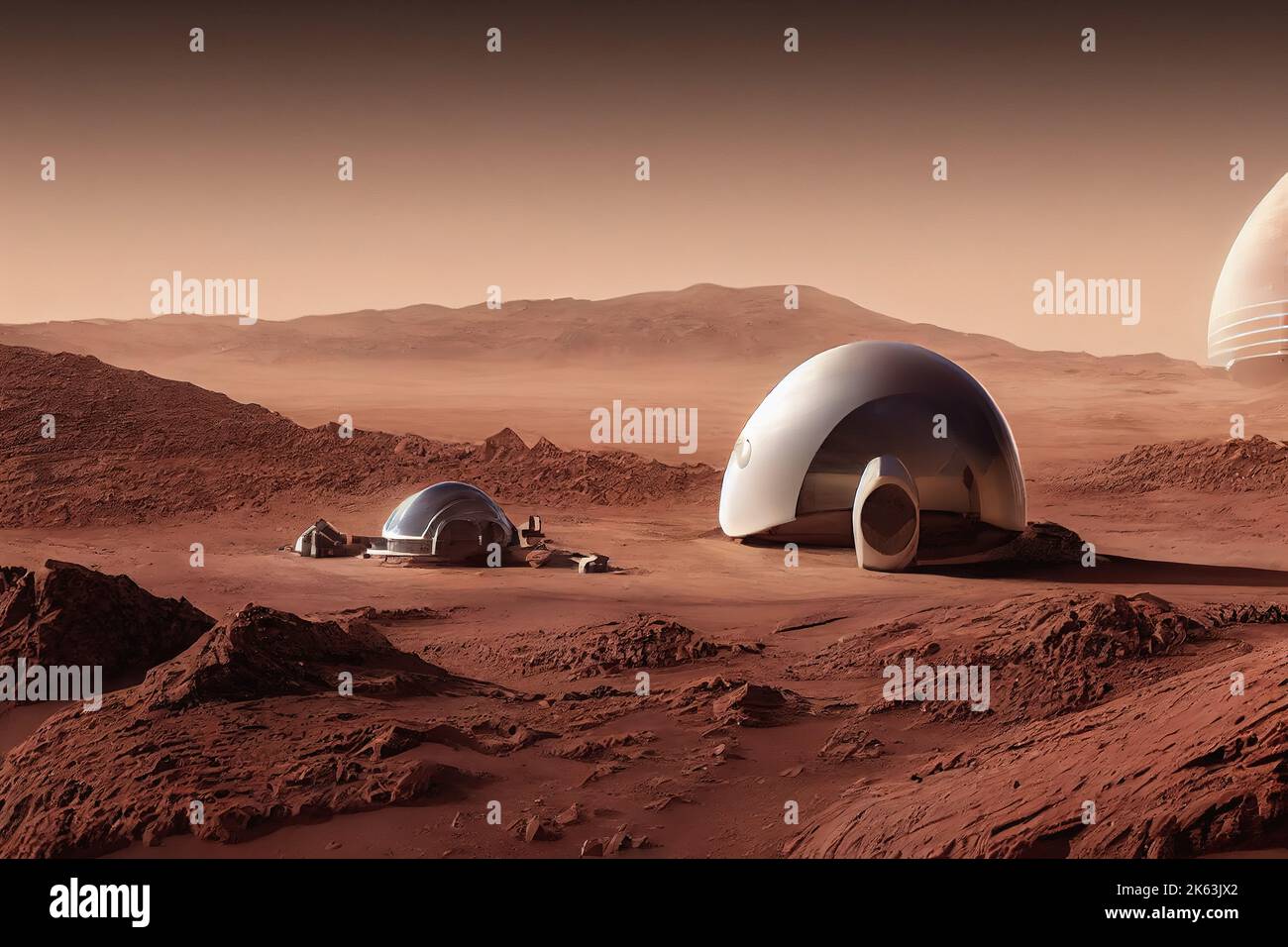 Housing On Planet Mars