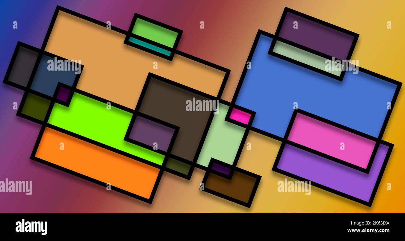 Abstract geometric style banner backdrop. Beautiful shape structure for ...