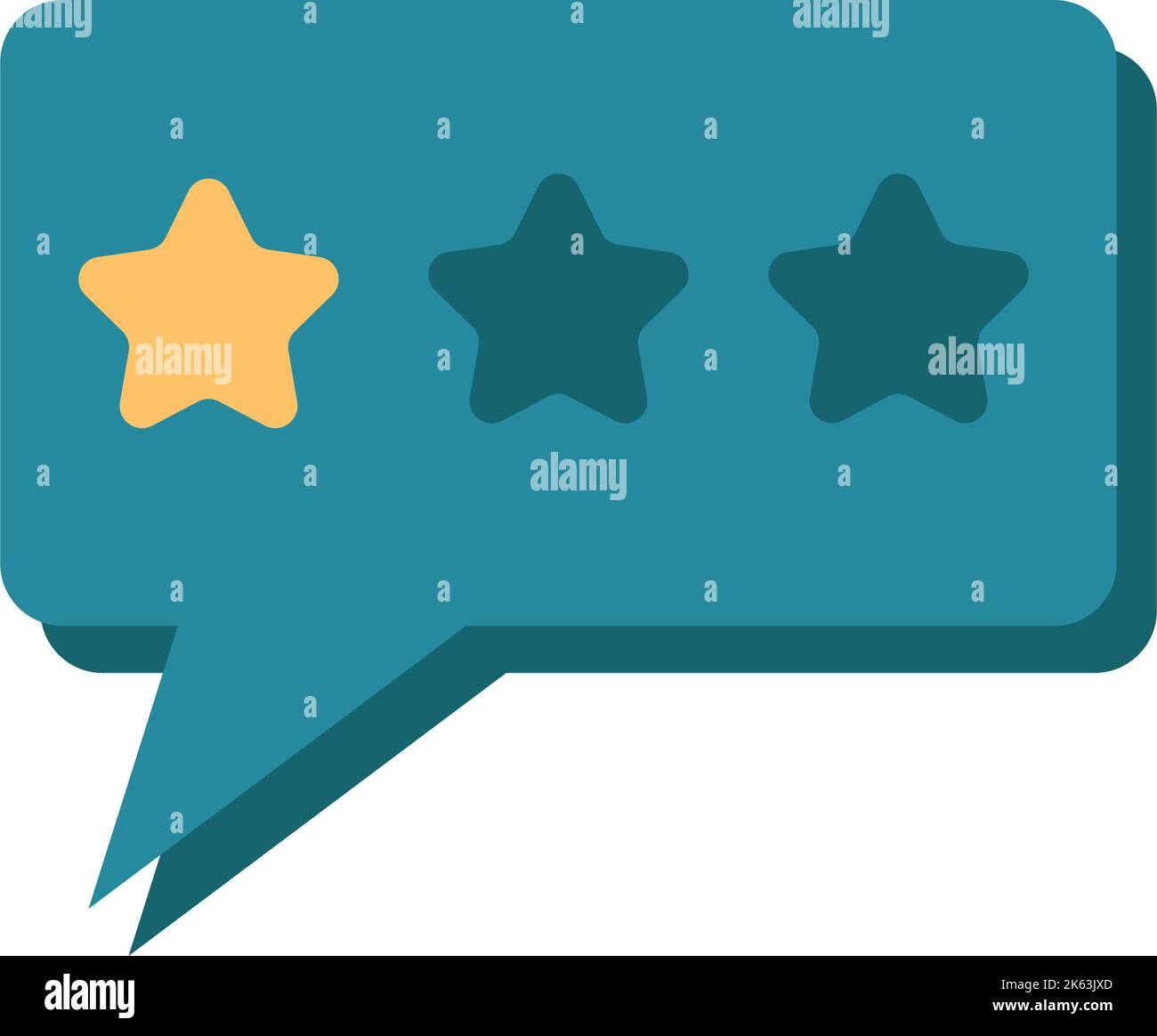 speech bubble with stars Stock Vector Image & Art - Alamy