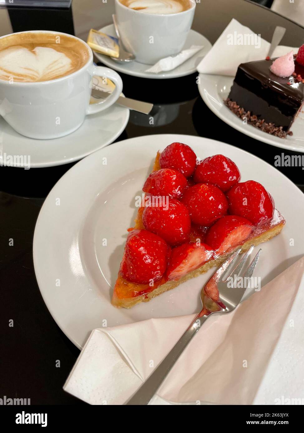 Coffee And Cake Stock Photo - Alamy