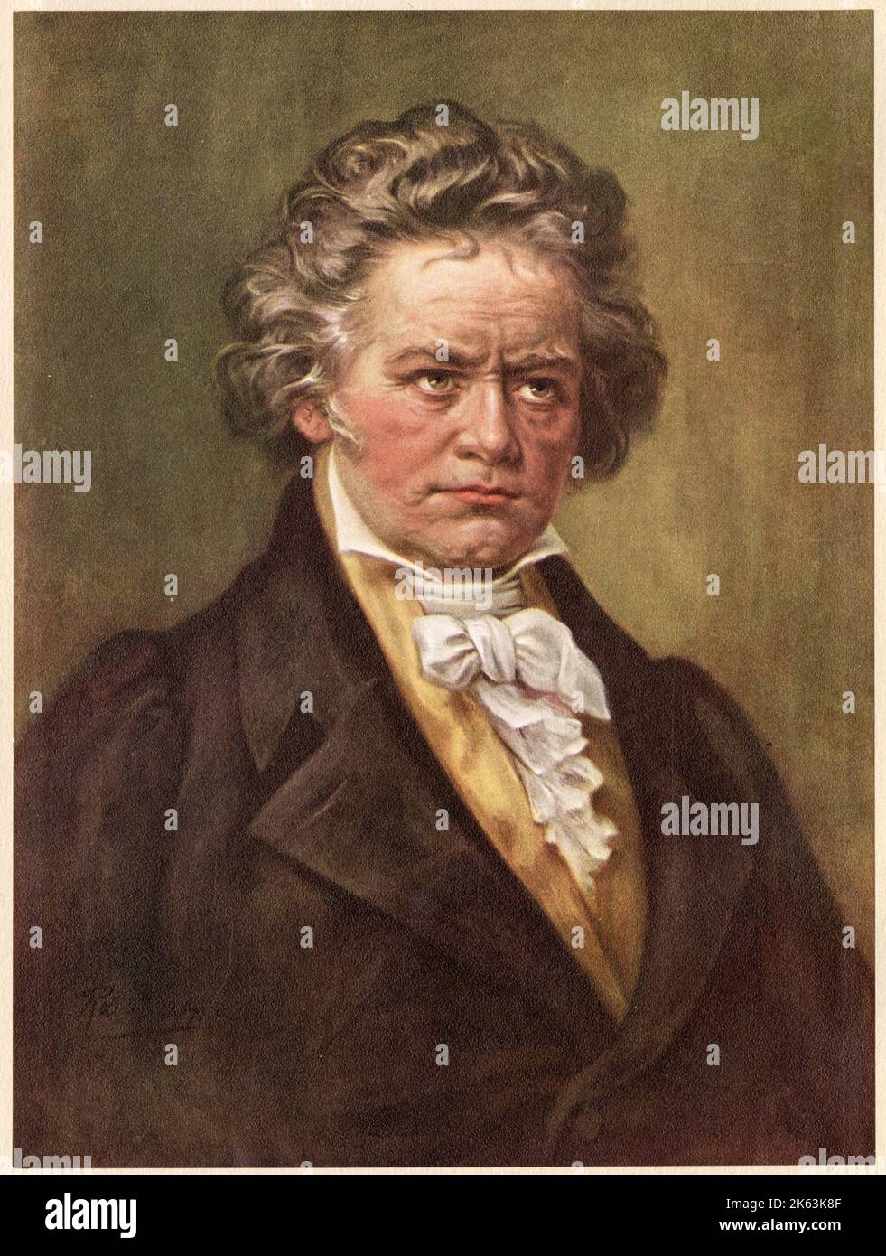 Ludwig Van Beethoven (1770 - 1827), German composer and pianist Stock ...