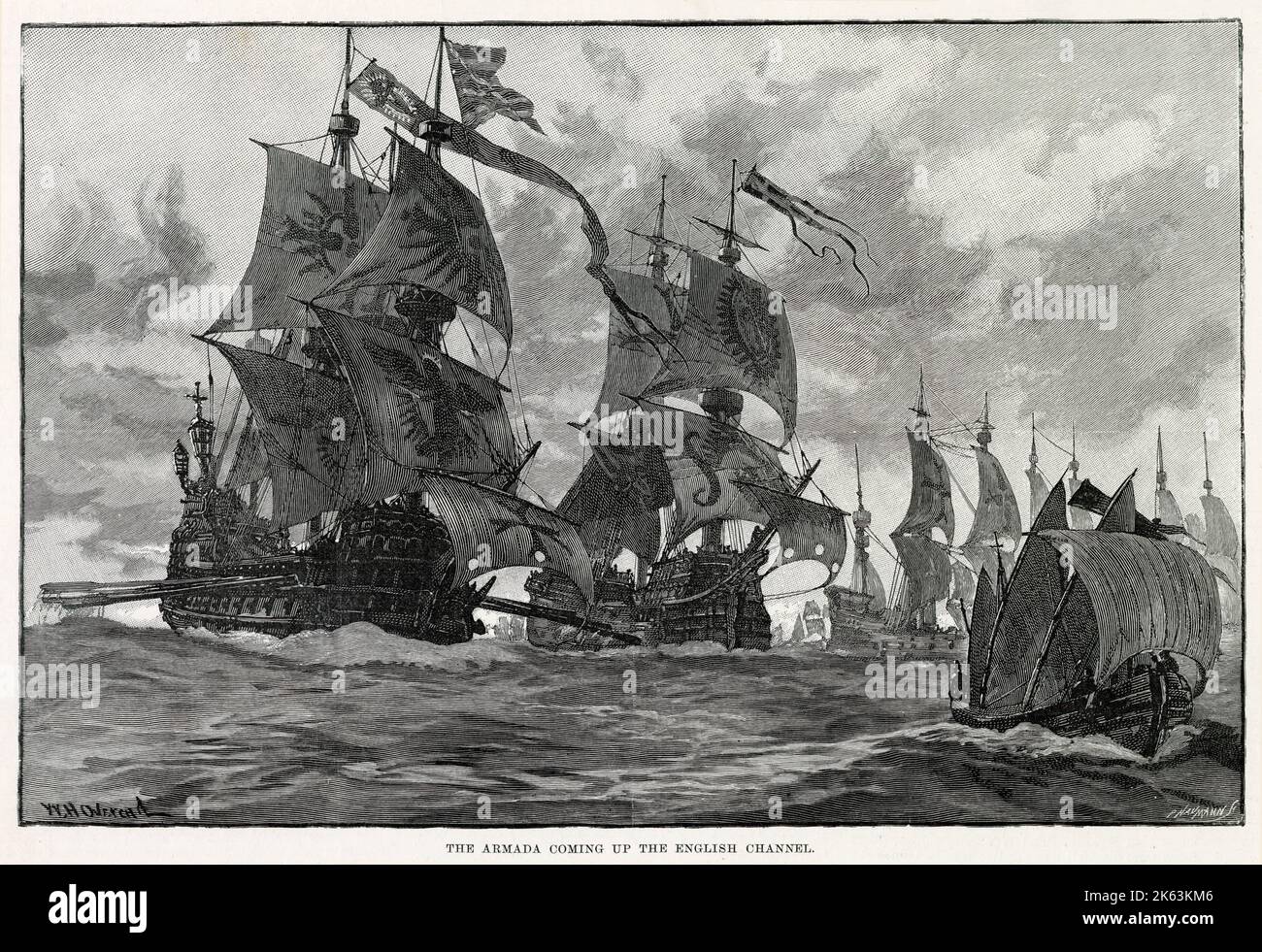 THE SPANISH ARMADA The Spanish fleet sails up the English Channel Date ...