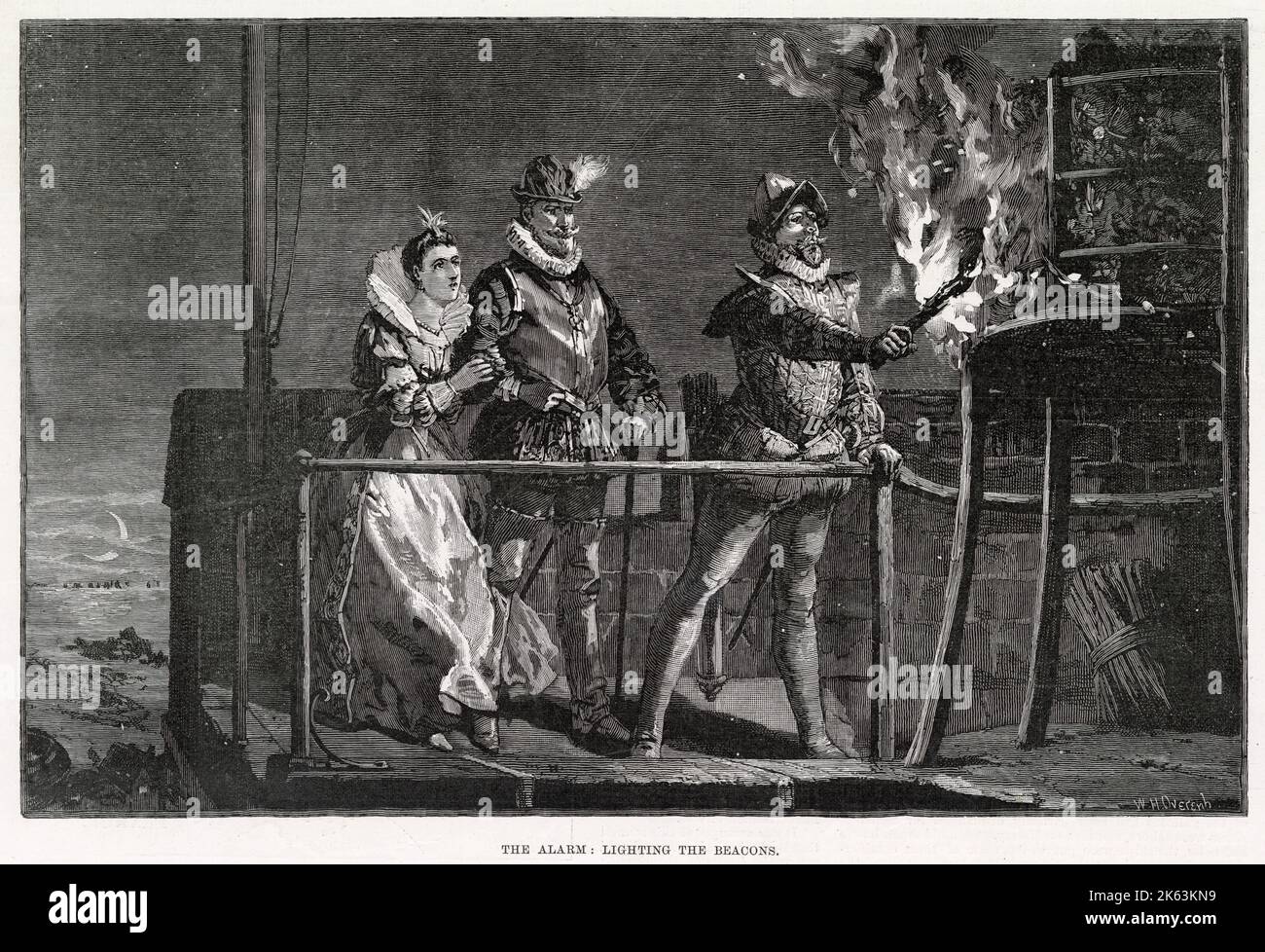 THE SPANISH ARMADA Lighting the beacons to signal the alarm Date: July ...