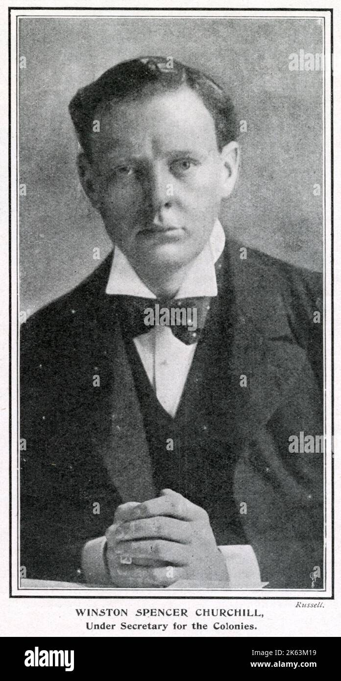 Prime minister of the united kingdom winston churchill hi-res stock ...