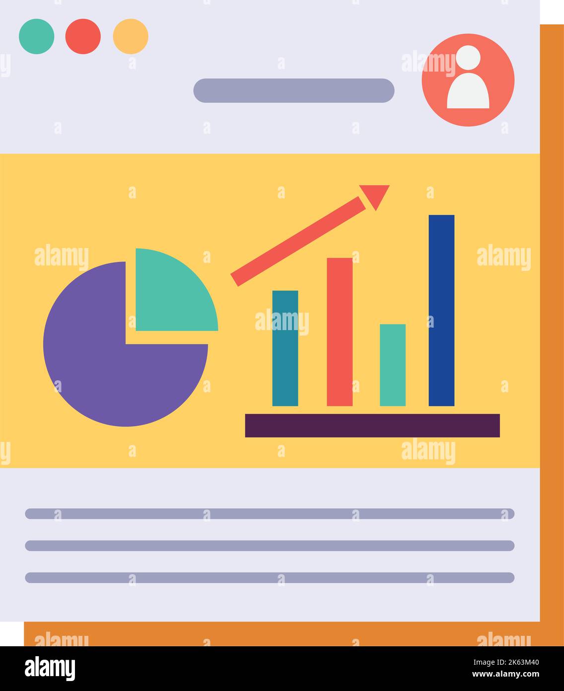 statistics infographic in webpage Stock Vector Image & Art - Alamy
