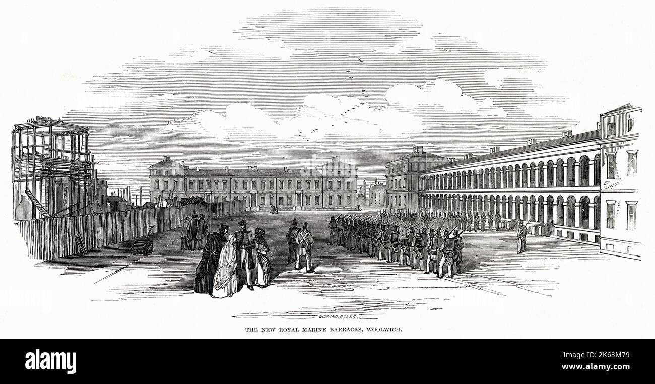 Royal marine barracks historical hi-res stock photography and images ...