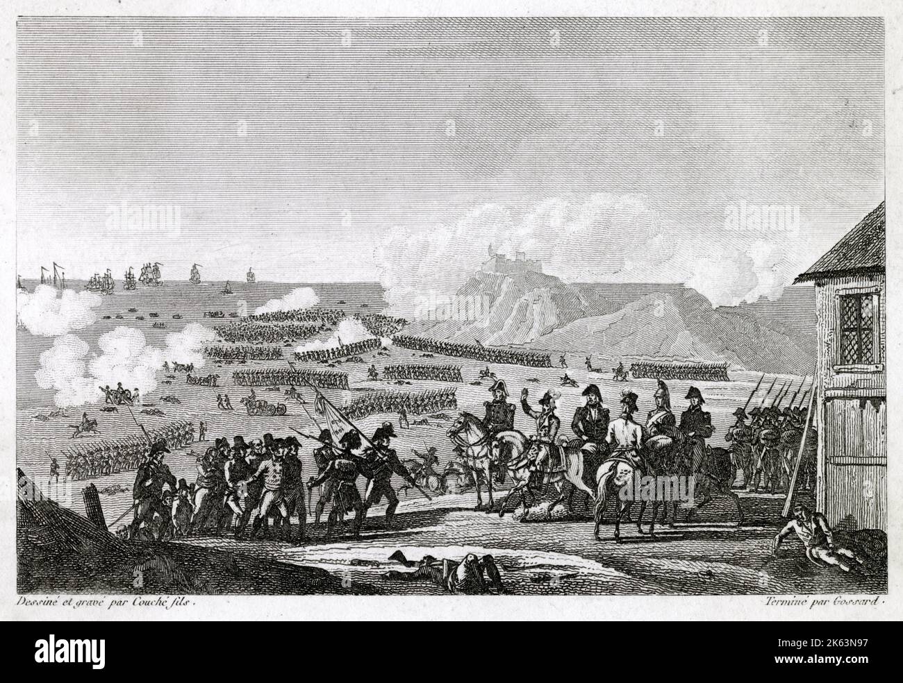 French victory at QUIBERON Stock Photo - Alamy