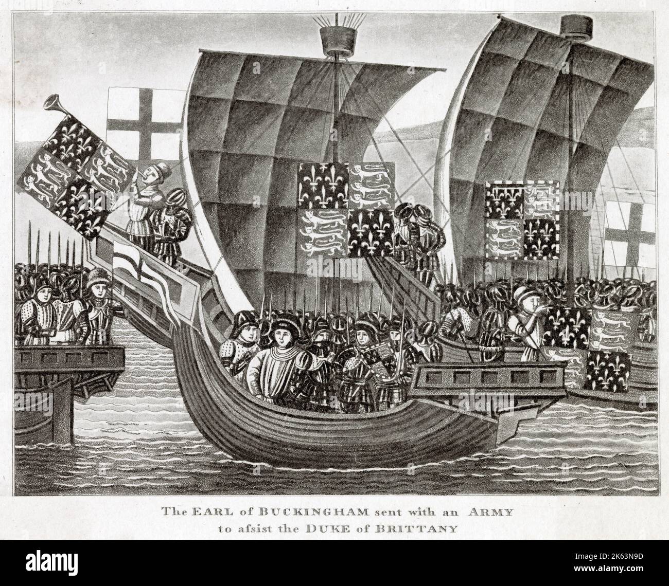 Thomas of Woodstock, fourth earl of Buckingham, is sent with an army to ...