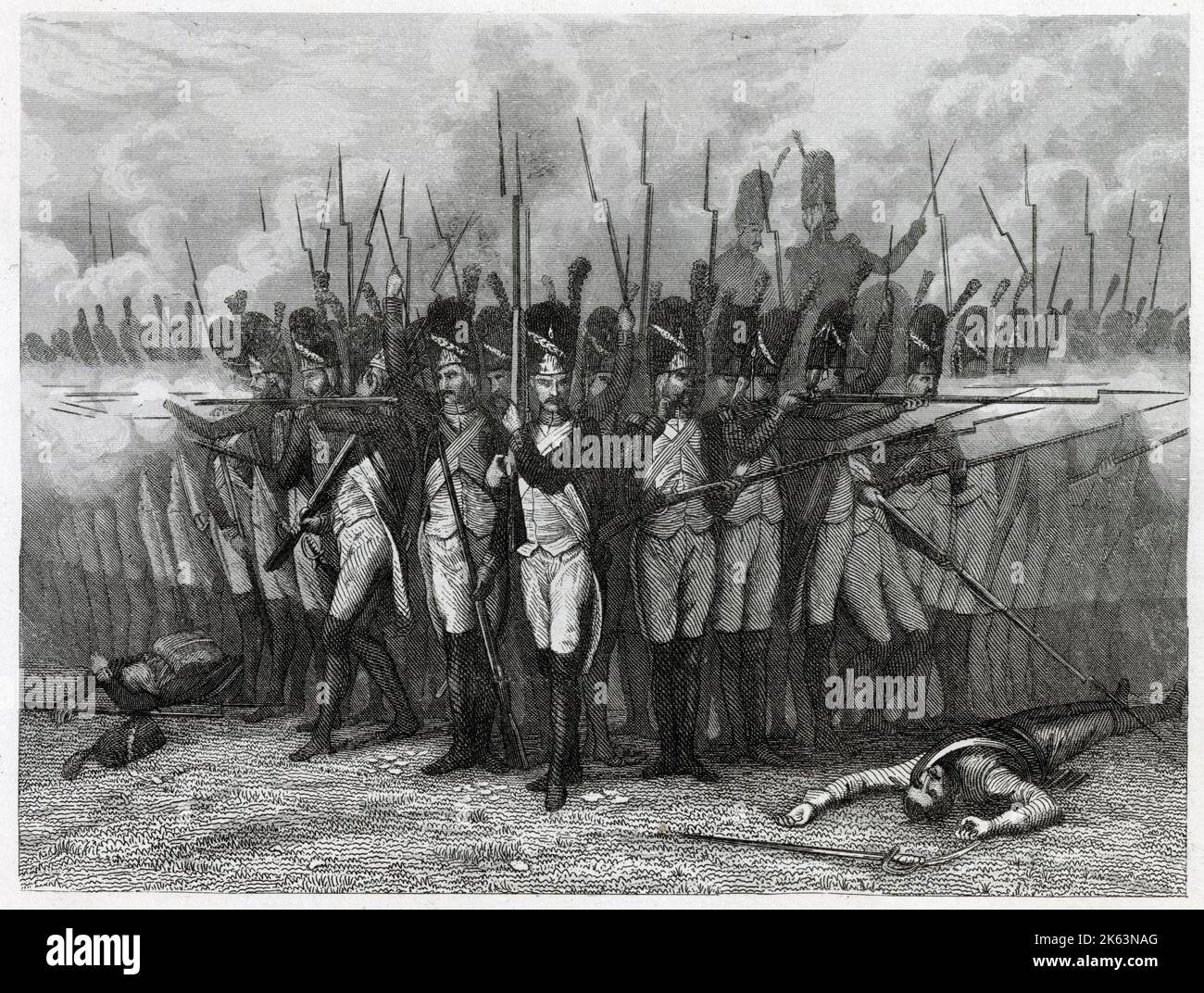 At the battle of BAYLEN (Peninsula War) the French form a square, their ...