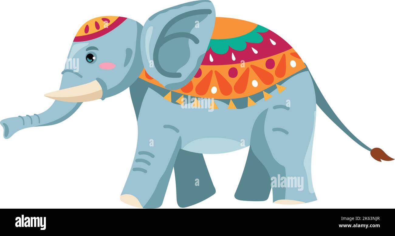 elephant animal india culture Stock Vector Image & Art - Alamy