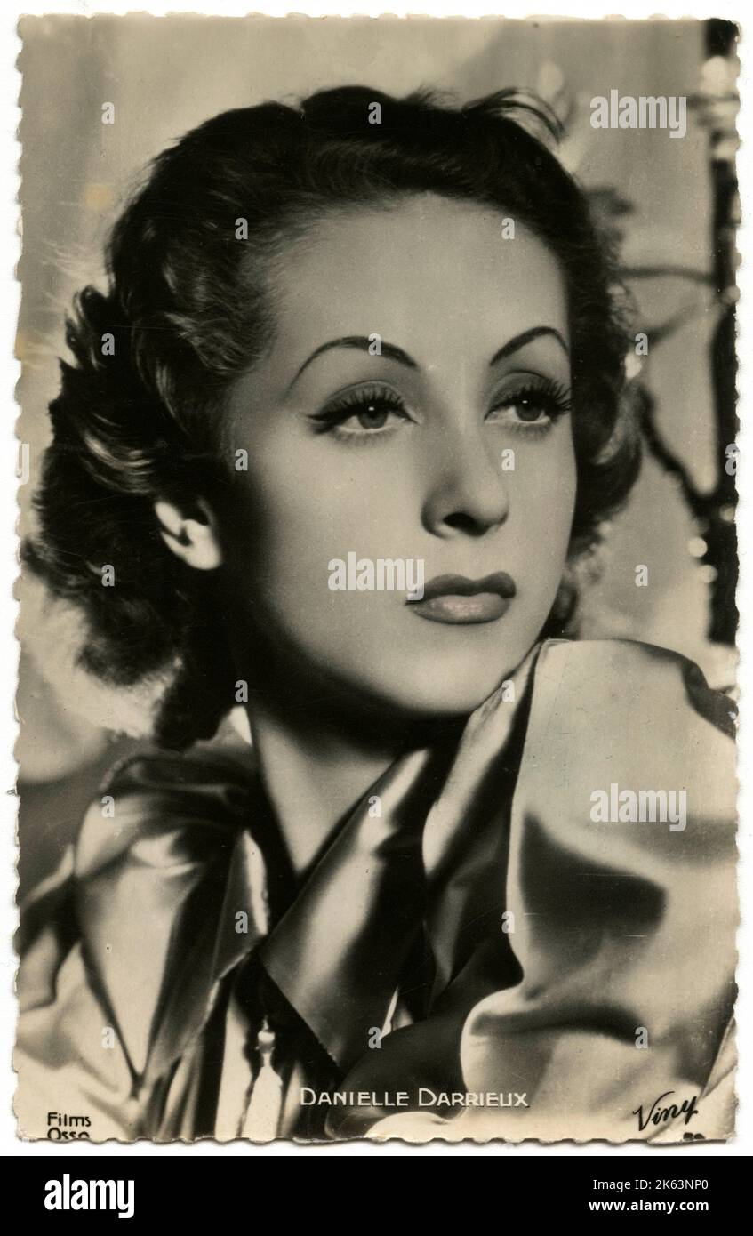 Danielle Darrieux (1917 - 2017), French film actress Stock Photo - Alamy