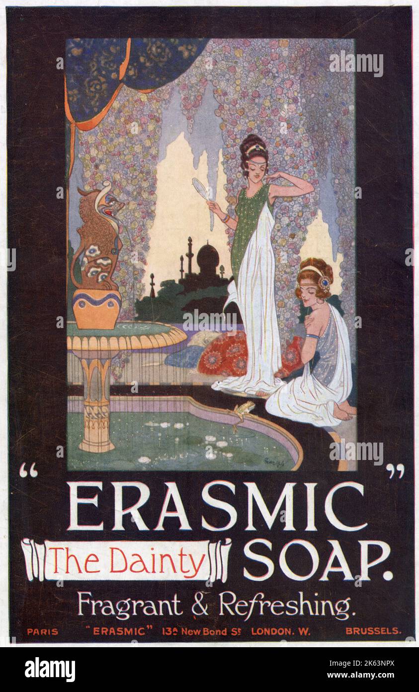 1920 advert soap hi-res stock photography and images - Alamy