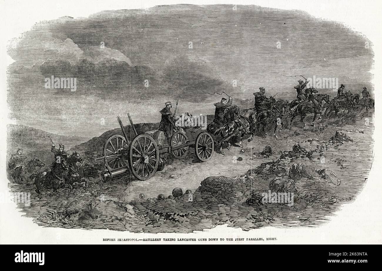 Artillery moving 1855 hi-res stock photography and images - Alamy