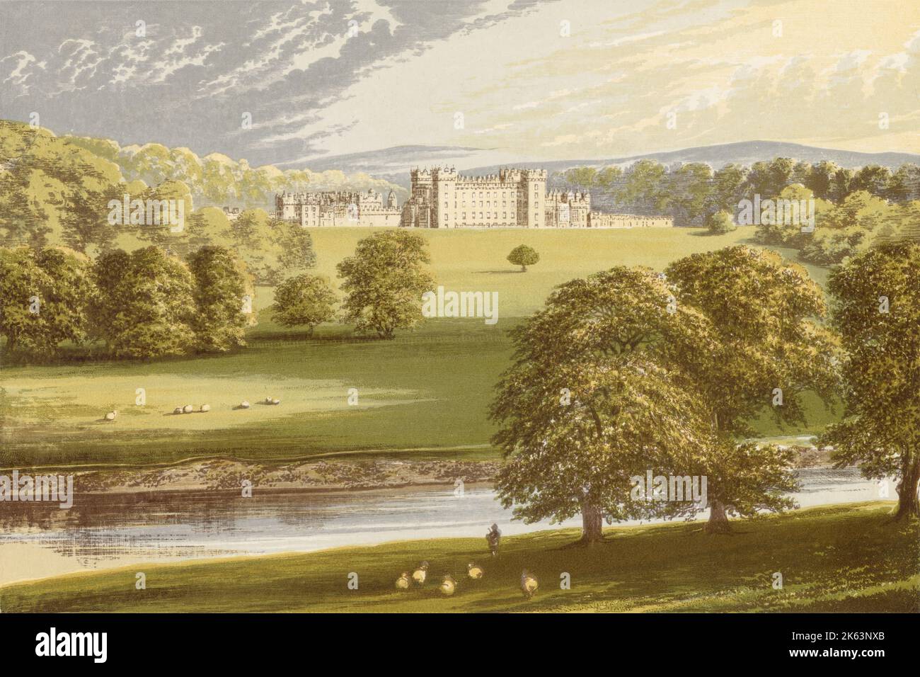 Roxburgh castle scotland hi-res stock photography and images - Alamy