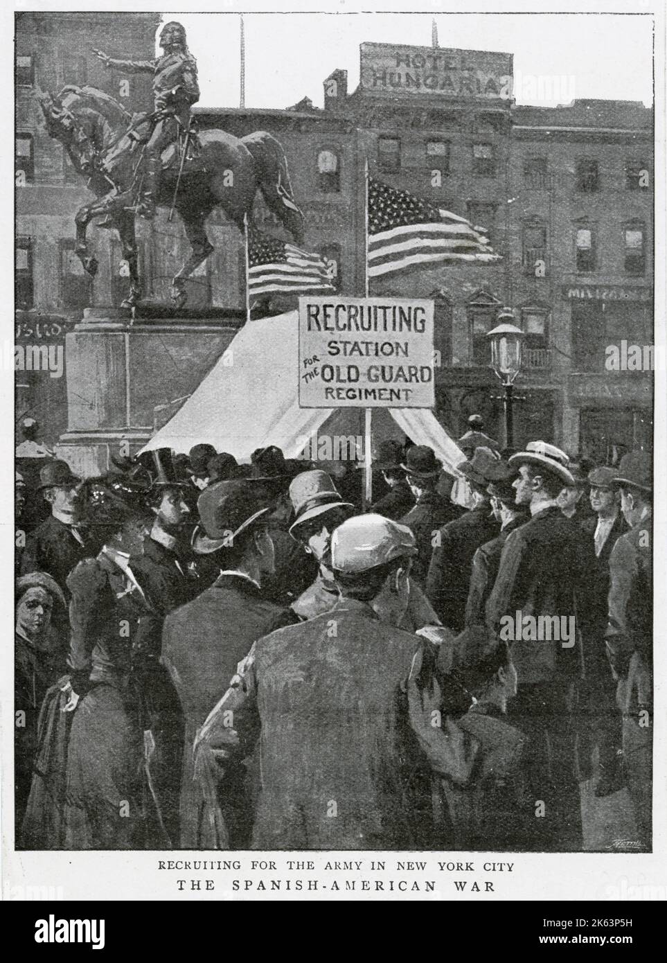 1898 american flag hi-res stock photography and images - Alamy