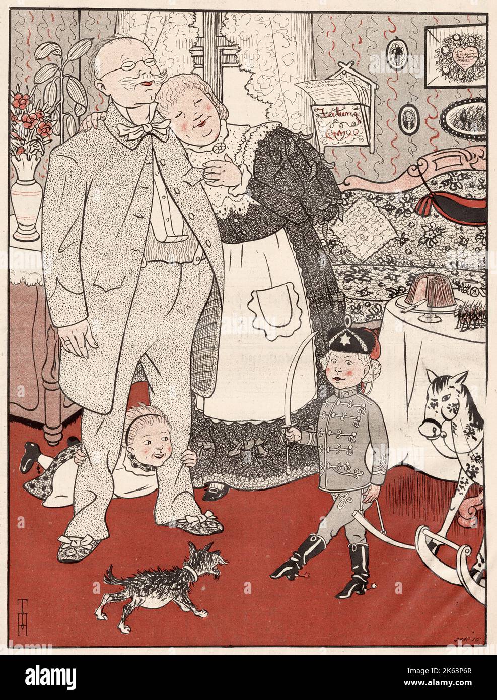 Little Fritz's birthday: a proper little Prussian Stock Photo - Alamy