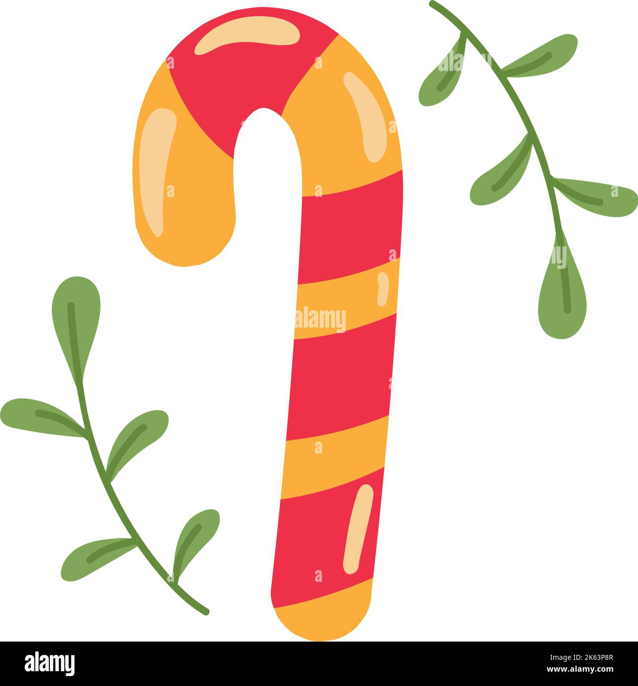 merry christmas sweet cane Stock Vector Image & Art - Alamy