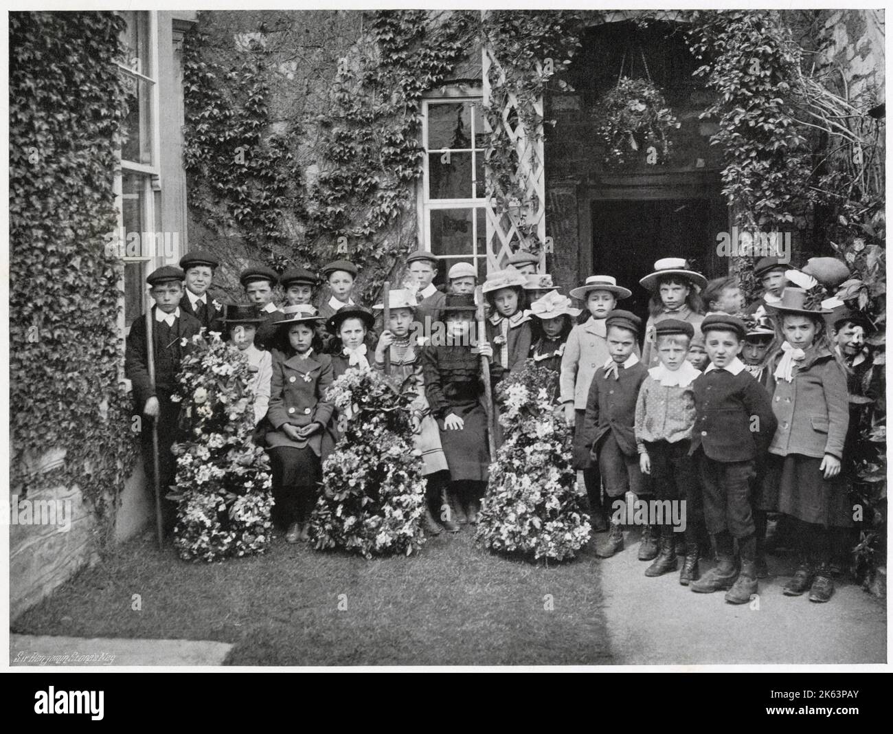 The custom of offering floral tributes to Neptune happened every year ...
