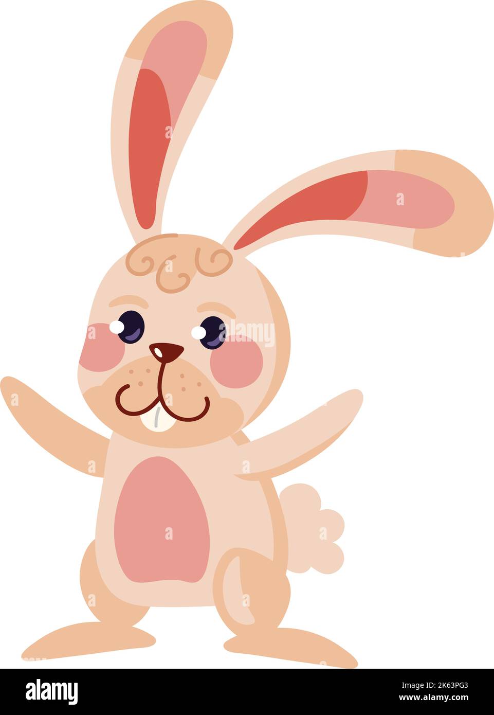 cute rabbit animal Stock Vector Image & Art - Alamy