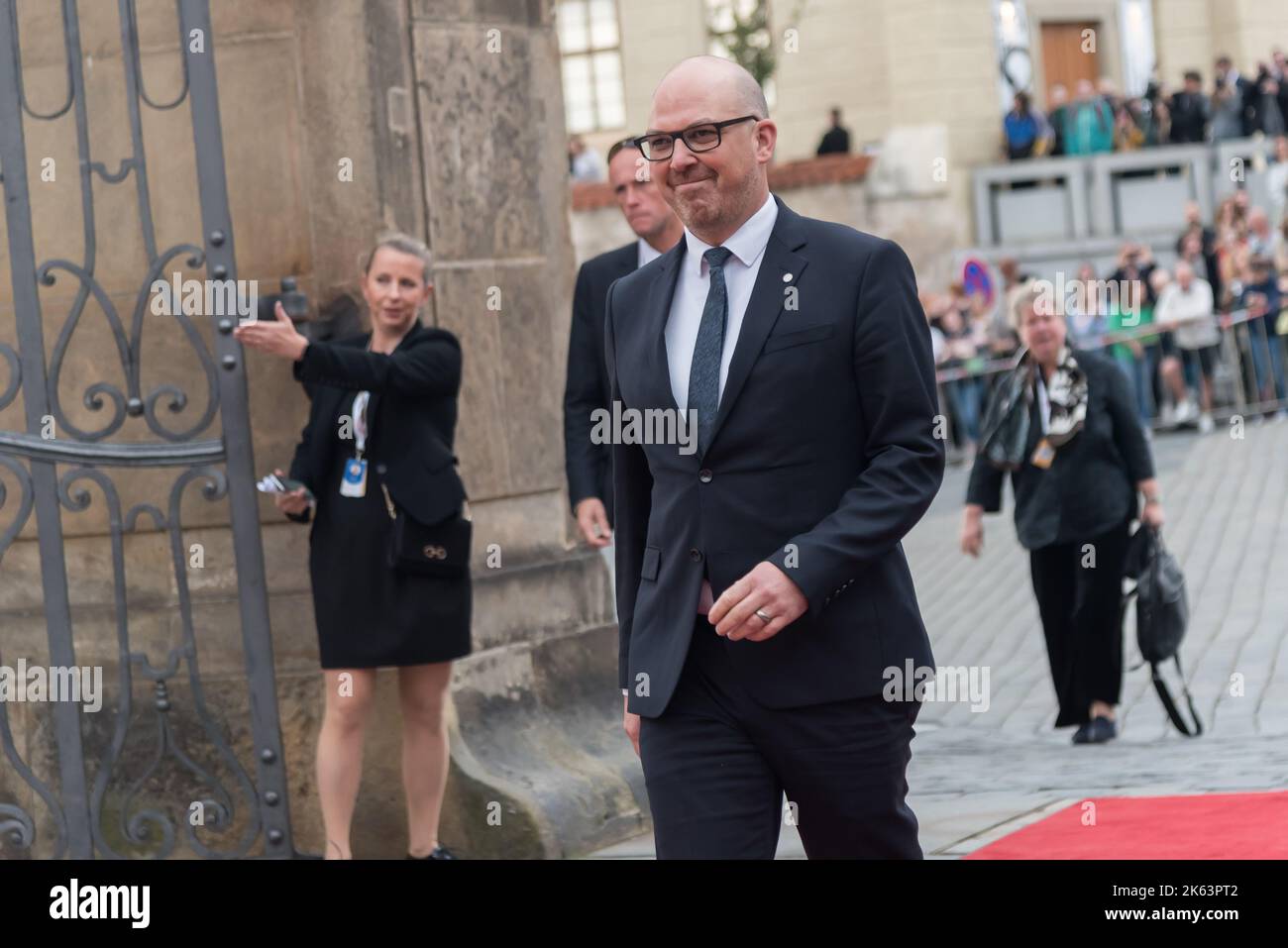 Prime minister of Liechtenstein Daniel Risch seen before the European ...