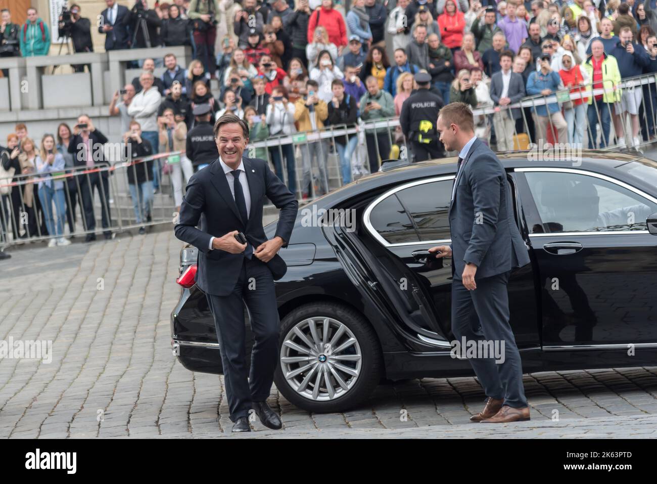 Dutch prime minister Mark Rutte seen before the European Political ...