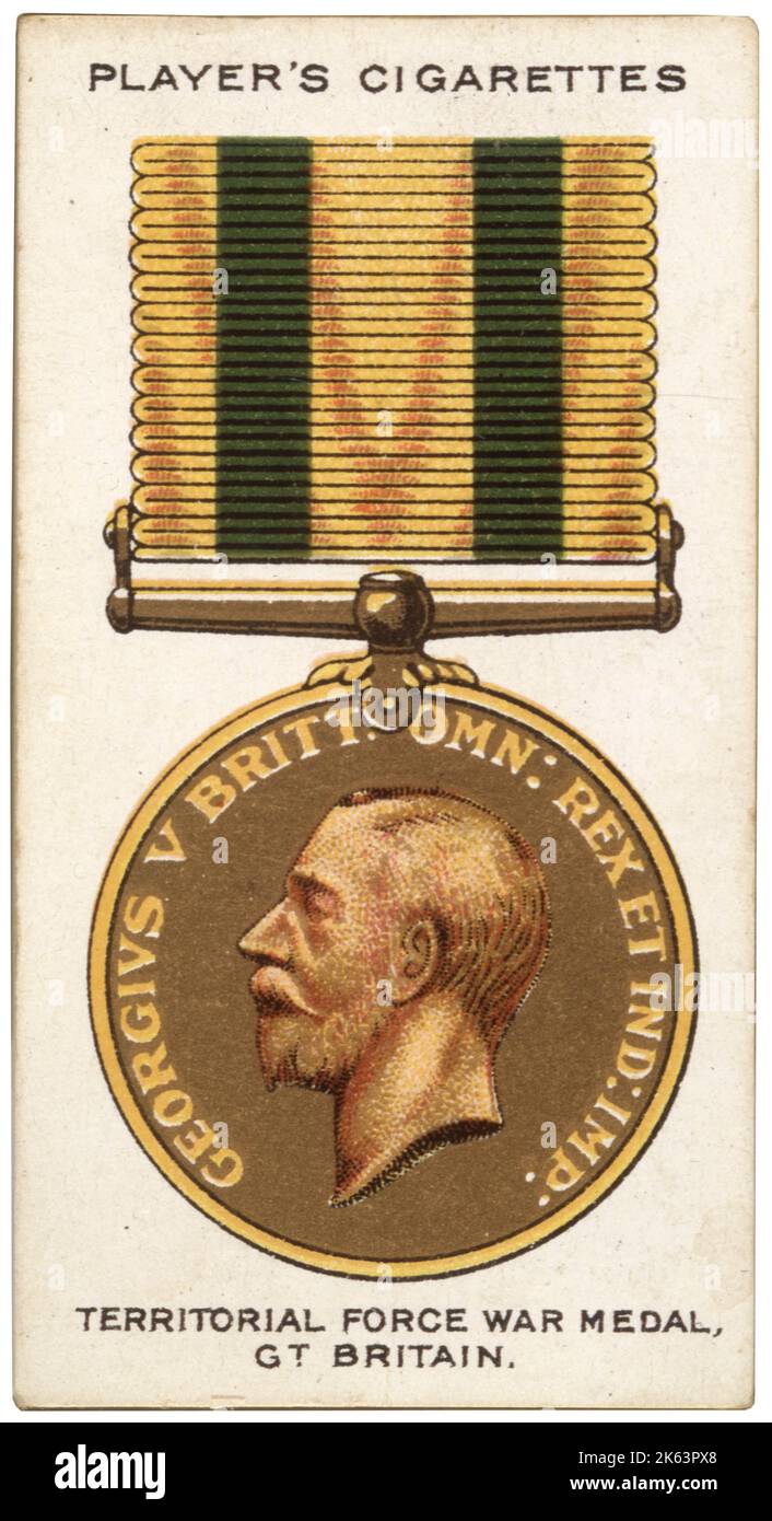 TERRITORIAL FORCE WAR MEDAL Stock Photo - Alamy