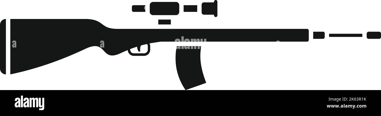 Sniper barrel icon simple vector. Rifle gun. Weapon scope Stock Vector ... Sniper barrel icon simple vector. Rifle gun. Weapon scope Stock Vector ...