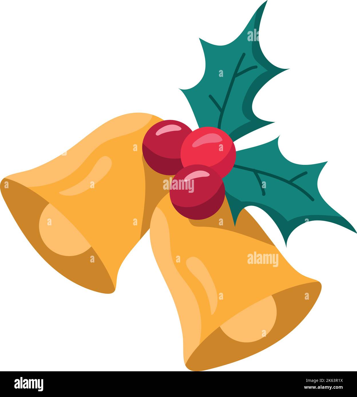 merry christmas bells Stock Vector Image & Art - Alamy