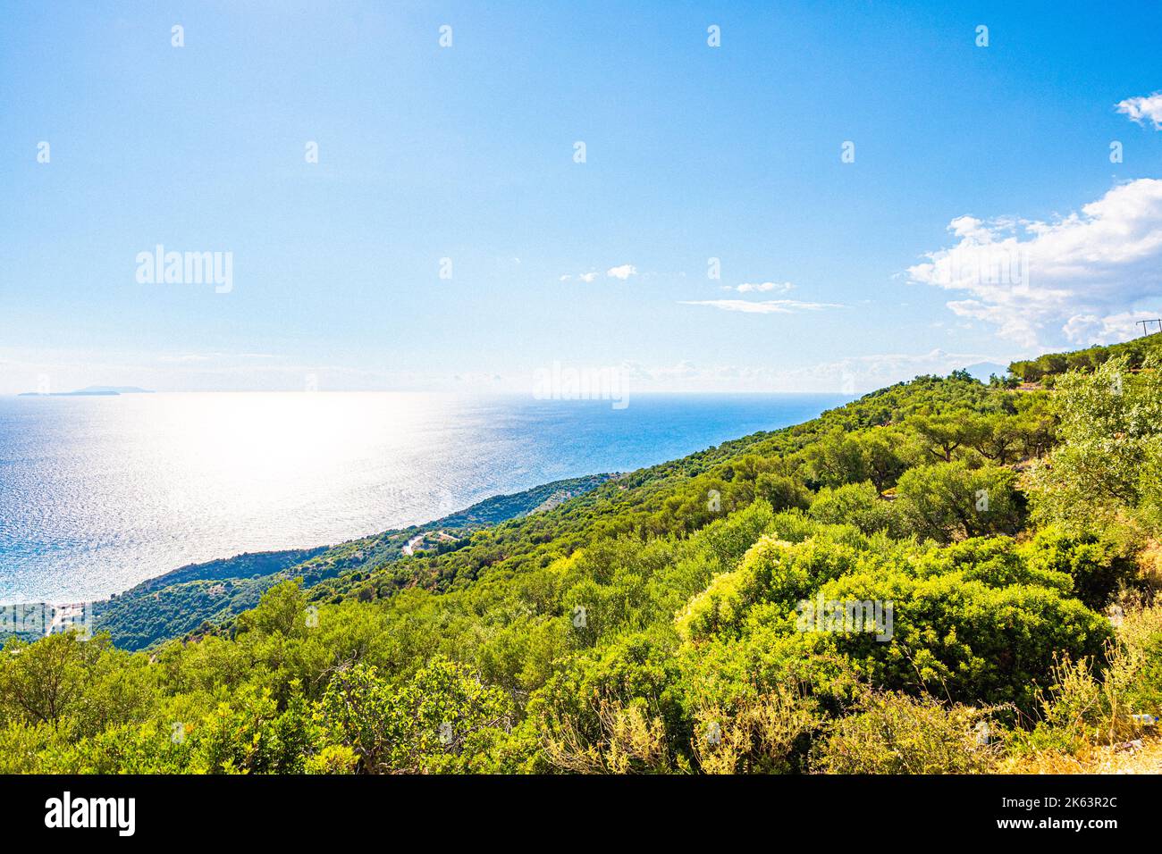 Albanian view of the sea Stock Photo - Alamy