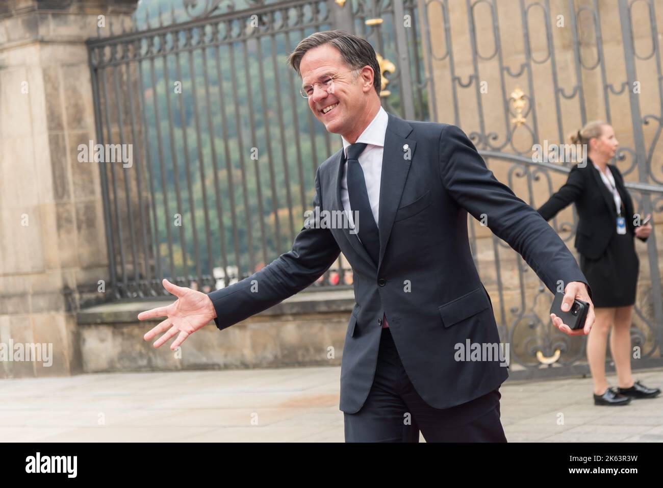 Dutch prime minister Mark Rutte seen before the European Political ...