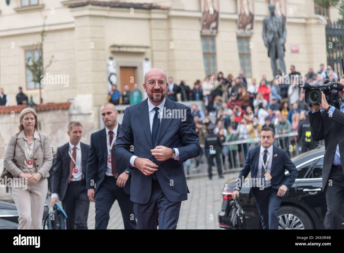 President of the European Council Charles Michel seen before the ...