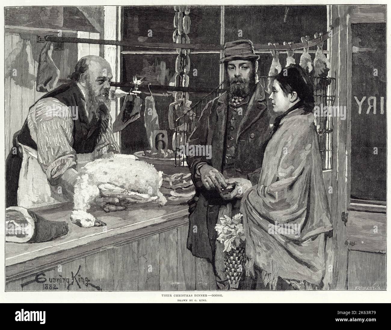 Historical christmas dinner hi-res stock photography and images - Alamy