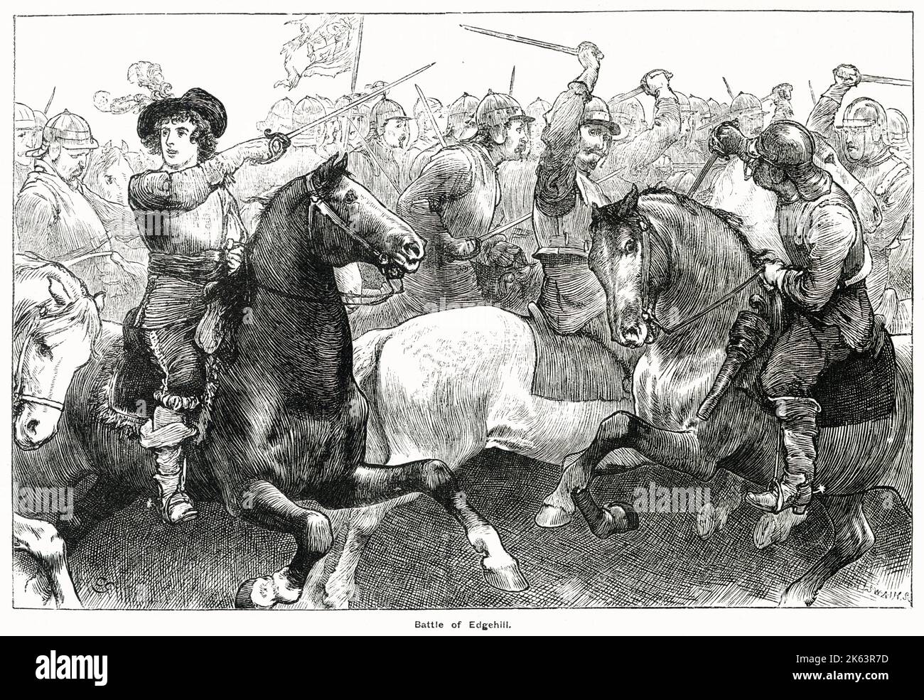 Edgehill battle Cut Out Stock Images & Pictures - Alamy