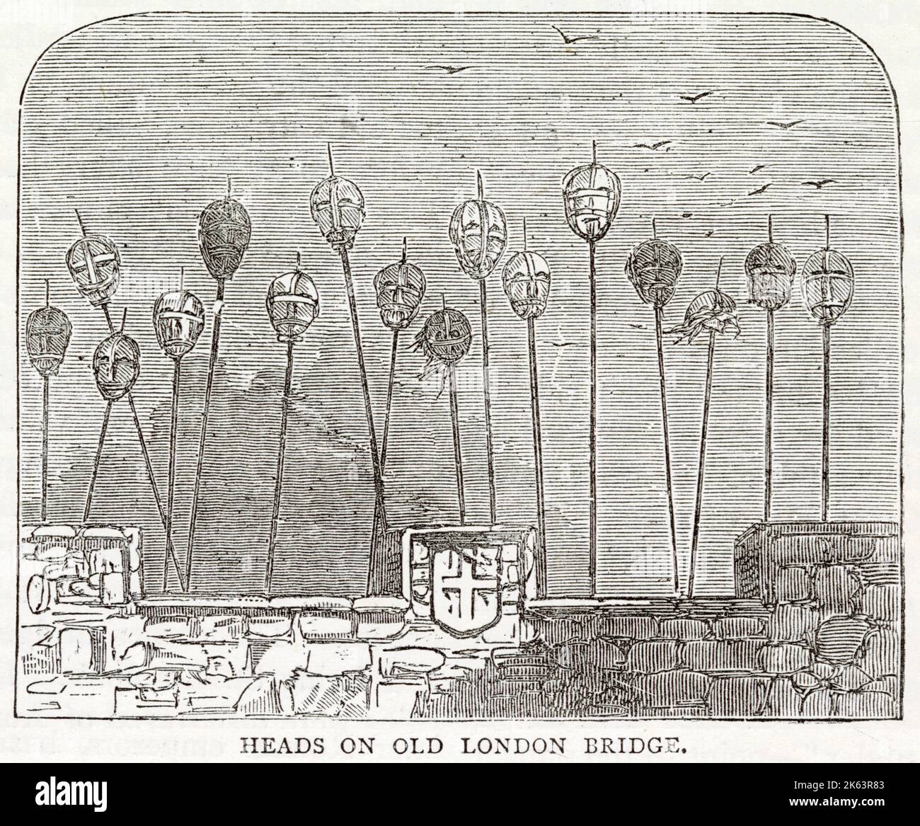 Traitors heads on spikes hi-res stock photography and images - Alamy