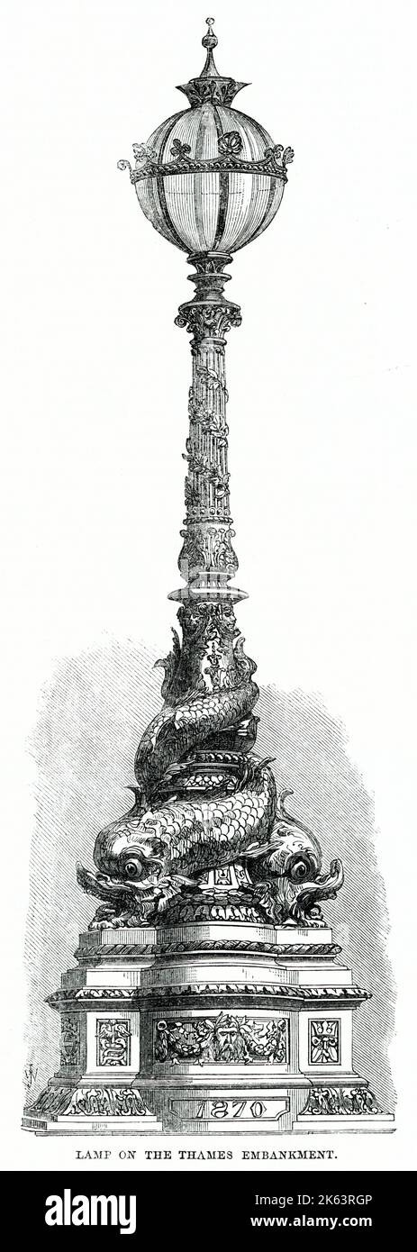 Dolphin lamp post Cut Out Stock Images & Pictures - Alamy