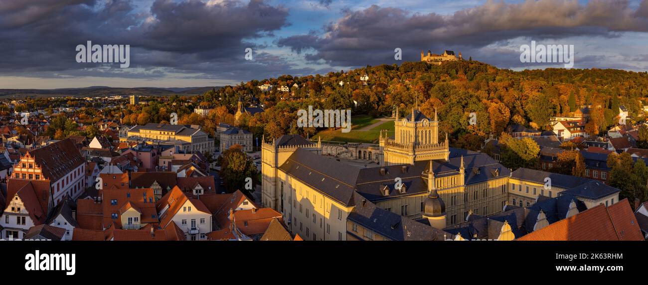 Coburg, Germany in Autumn at Golden Hour, view from Morizkirche (St ...