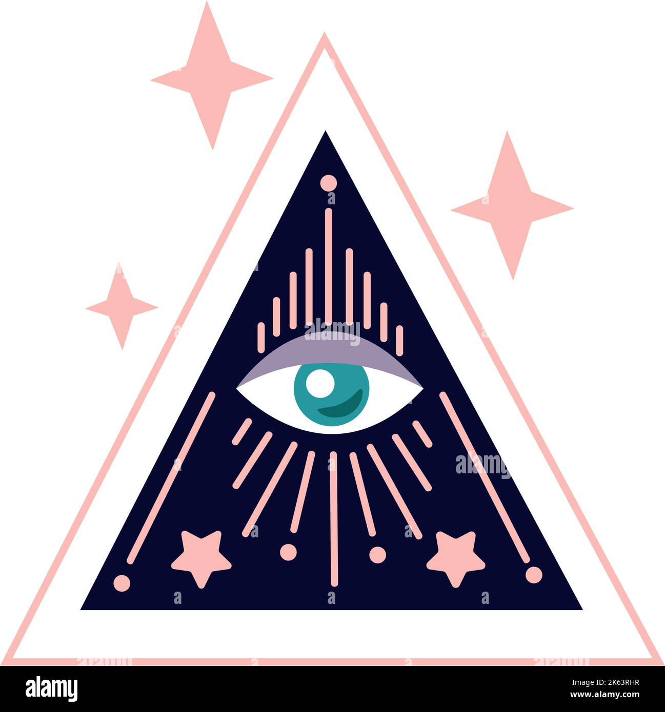 Eye esoteric science isolated hi-res stock photography and images - Alamy