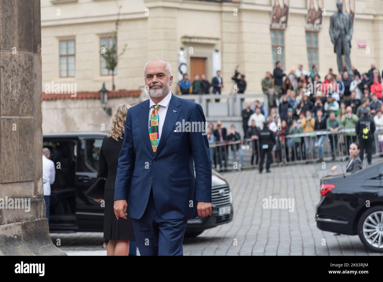 Prime minister of Albania Edi Rama seen before the European Political ...