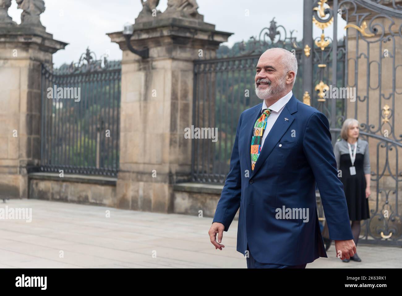Prime minister of Albania Edi Rama seen before the European Political ...