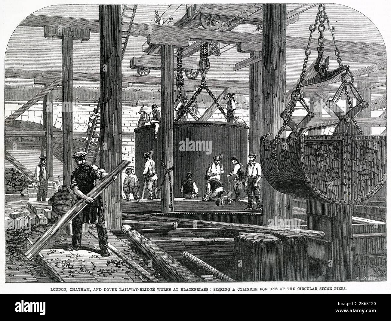 Construction of a railway bridge hi-res stock photography and images ...