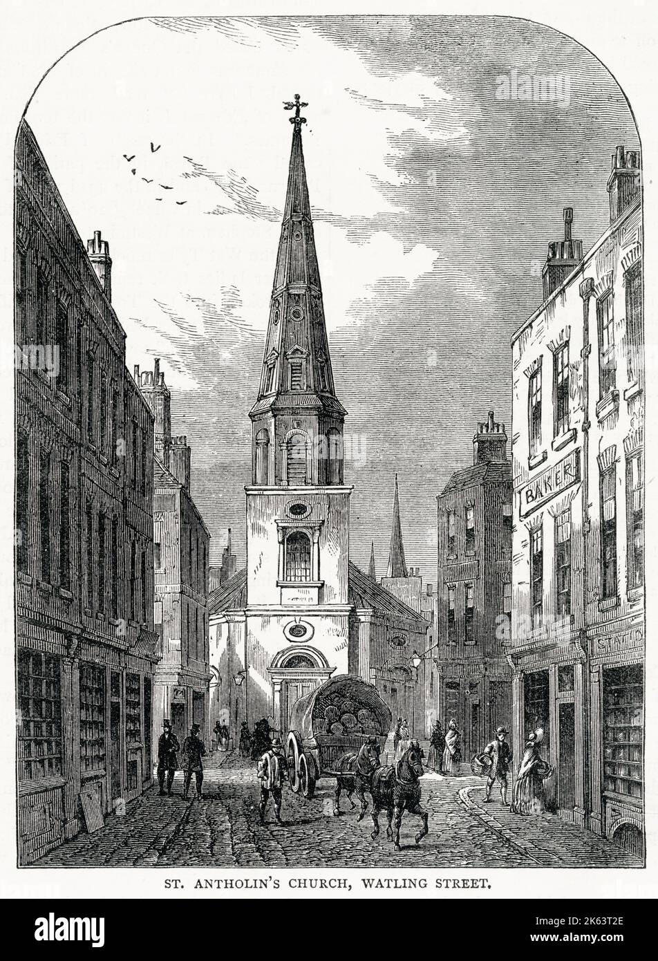 Medieval london street hi-res stock photography and images - Alamy