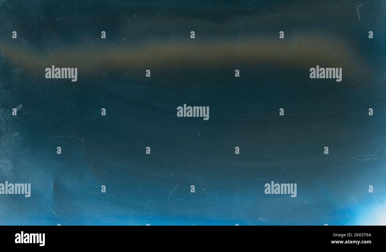 dust scratches overlay old film filter blue orange Stock Photo - Alamy