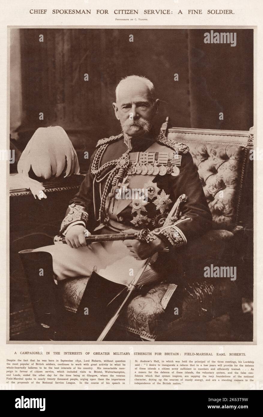 Frederick Roberts, 1st Earl Roberts (1832 - 1914), British Victorian ...